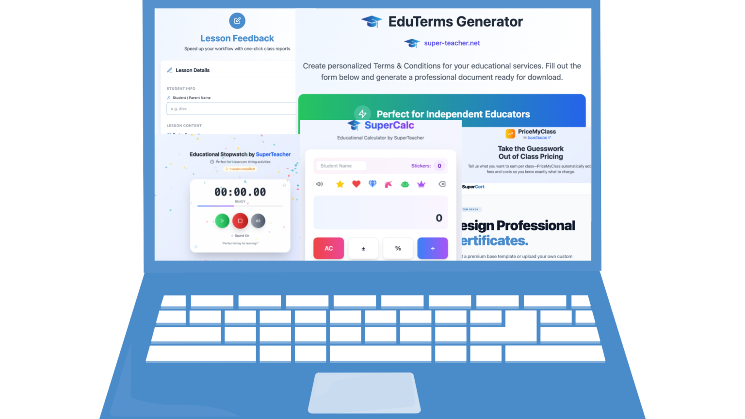 SuperTeacher – Empowering independent educators to teach, grow, and succeed